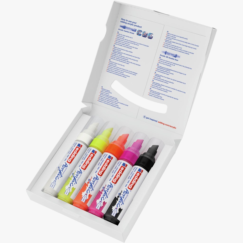 edding 5000 Acrylmarker - alle 26 Farben - Shop