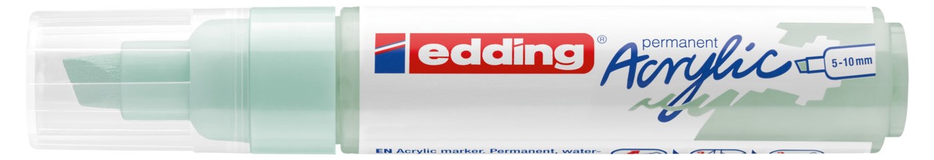 edding 5000 Acrylmarker breit mild mint, Keilspitze 5-10 mm (4-5000928)